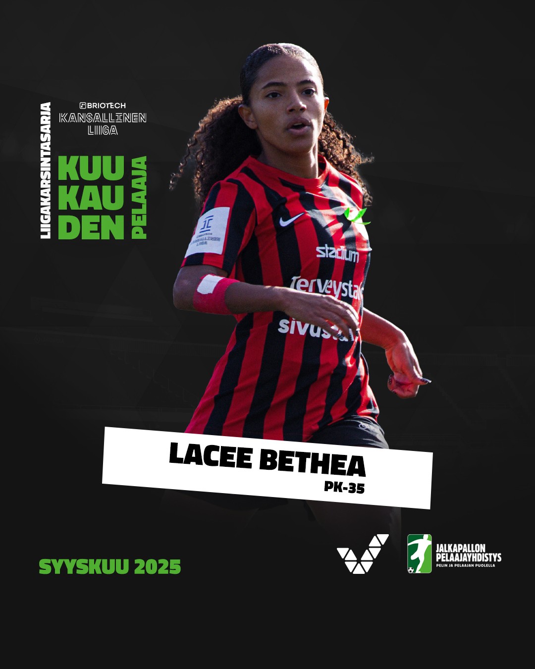 Lacee Bethea Kansallisen Liigan Karsintasarjan kuukauden pelaaja - JPY.fi