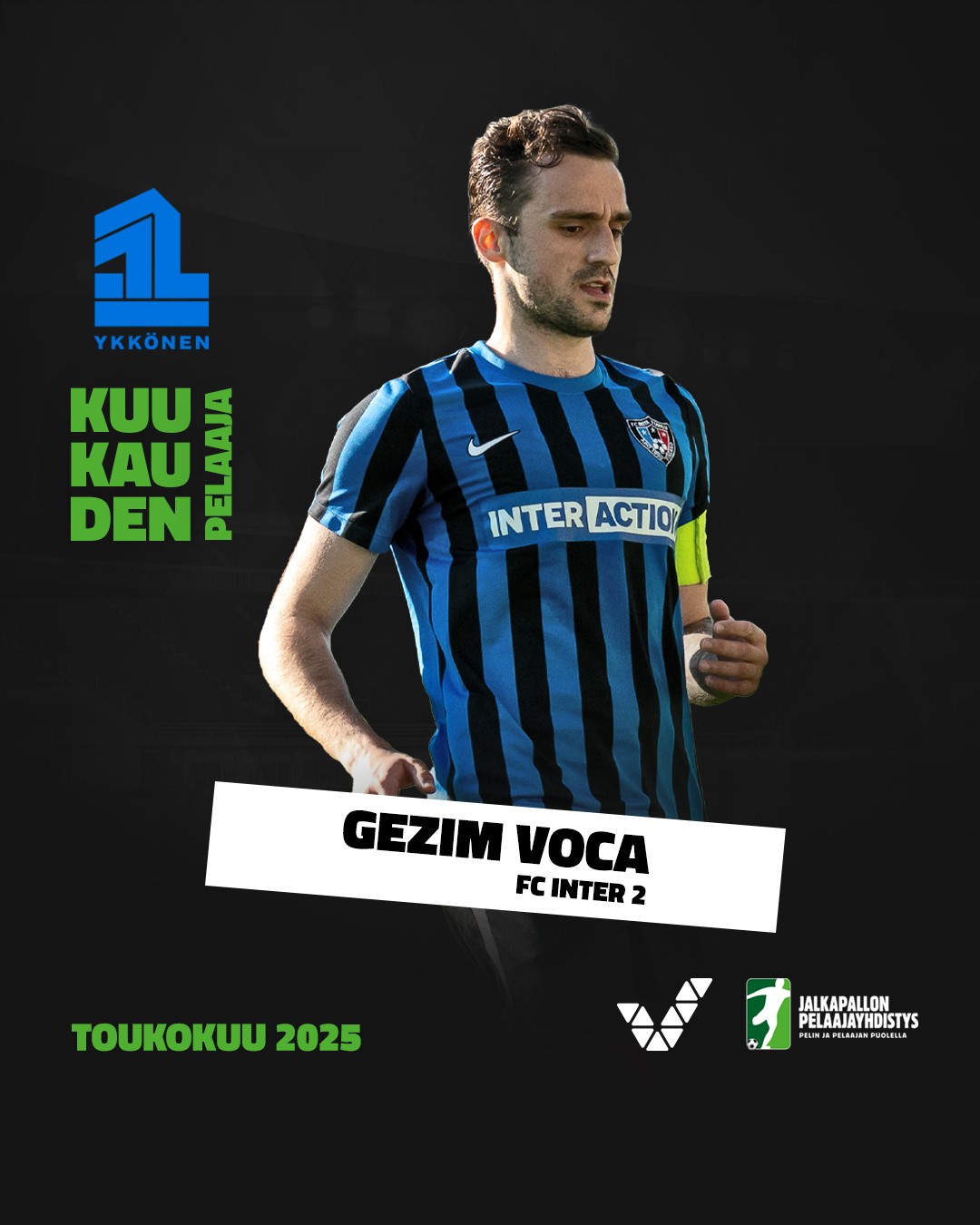 Gezim Voca Miesten Ykkösen toukokuun pelaaja - JPY.fi