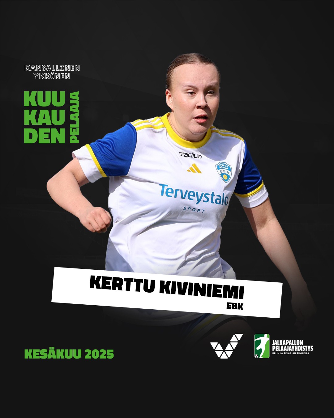 Kerttu Kiviniemi Kansallisen Ykkösen kuukauden pelaaja - JPY.fi
